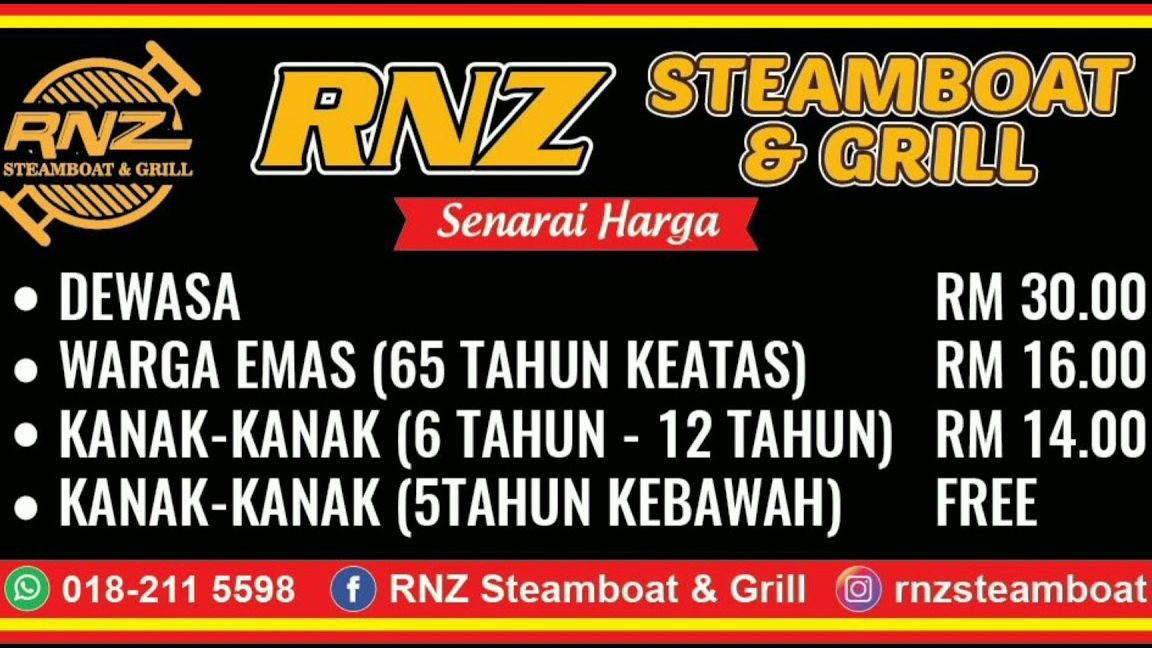 RNZ Steamboat & Grill Sungai Merab - Kajang, Selangor (Steamboat & Grill paling BERBALOI di Kajang)